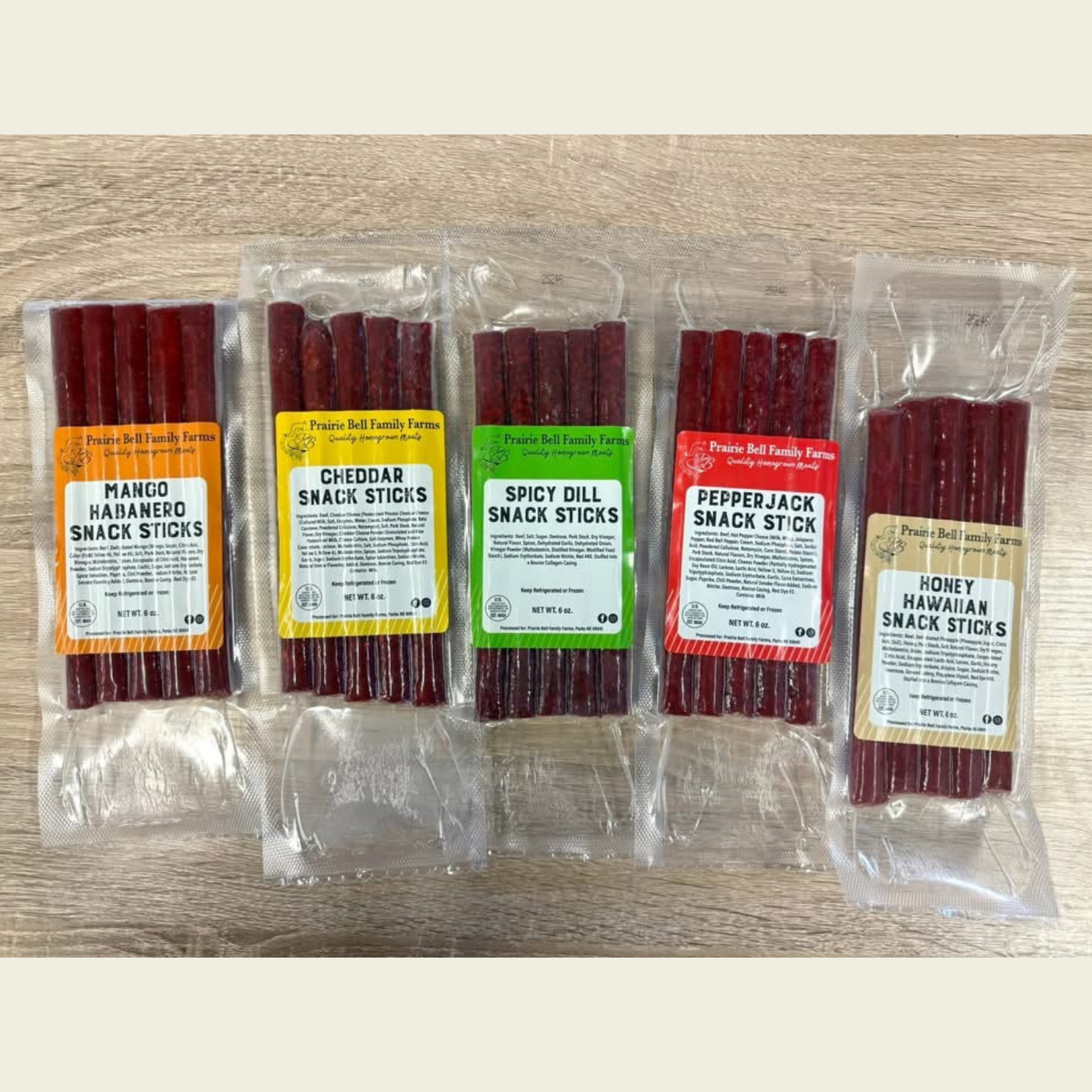Beef Stick Bundles – Prairie Bell Family Farms LLC